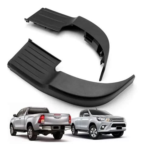 Par De Molduras Defensa Trasera Toyota Hilux 2016 2022 En Venta En