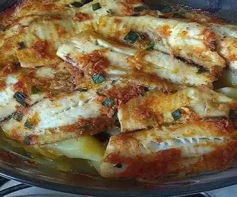 Filé de Tilápia assado no forno Receitinhas Caseiras