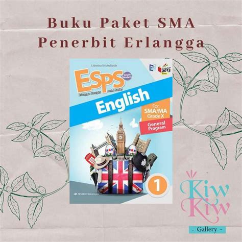 Jual Buku ESPS Bahasa Inggris Kelas X 10 SMA MA Wajib Erlangga Di