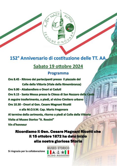 152 Anniversario TT AA Ana Novara