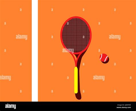 Tennis Court Stock Vector Images Alamy