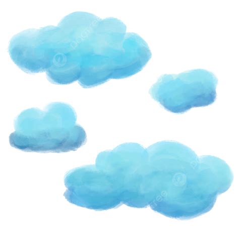 Water Color Cloud Hd Transparent Water Color Blue Clouds Blue Clouds