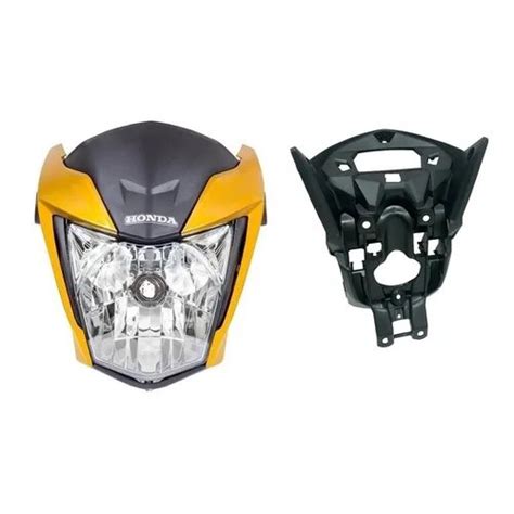 Frente Farol Completa Aranha Honda Cg Titan 160 2022 Dourado Shopee