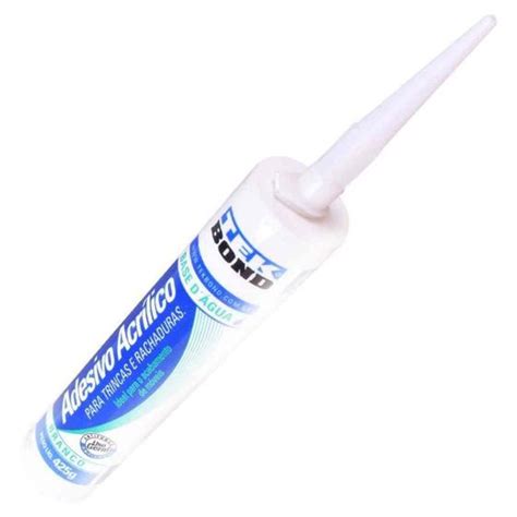 Adesivo Selador De Trincas Veda Trinca Tubo 425 GR 280 ML Branco