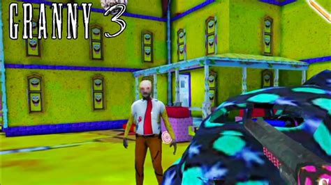 Sponge Granny Chapter 3 Main Door Escape In Hard Mode With Grandpa Full