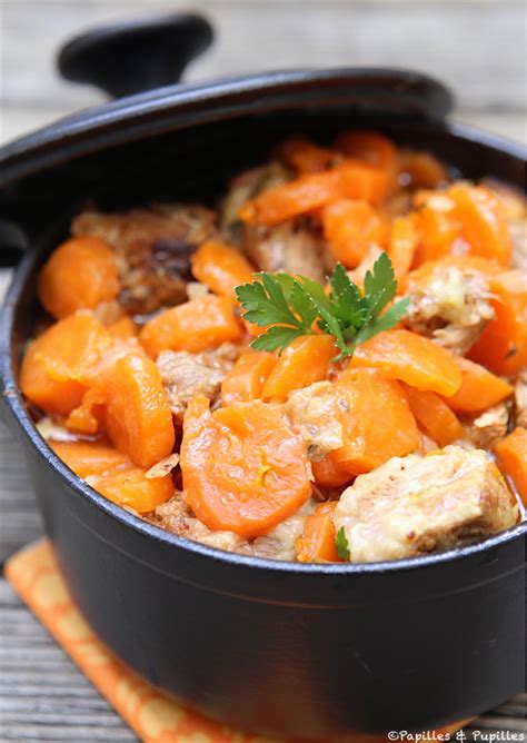 Sauté de veau aux carottes au miel et au citron confit