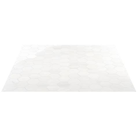 Bianco Dolomite Premium 4 Hexagon Polished Marble Mosaic Tile