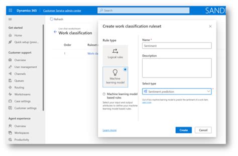 unified routing sentiment predictions microsoft dynamics 365