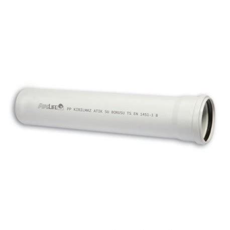 PP Atıksu Borusu 125 3000 mm Numan Kaleli Yapı Market