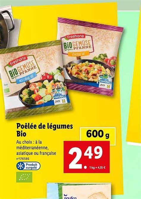 Promo Poêlée De Légumes Bio chez Lidl iCatalogue fr