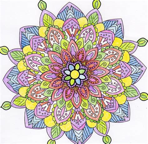 Mandala Anti stress fleuri Mandalas sur le thème des Fleurs et