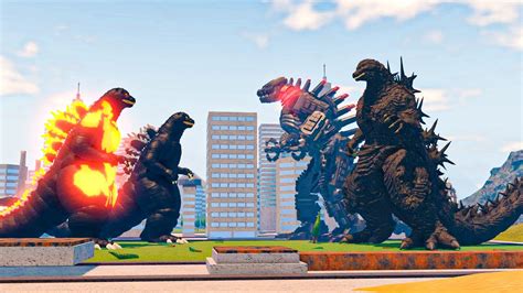 Godzilla Minus One MechaGodzilla VS Burning Godzilla Heisei