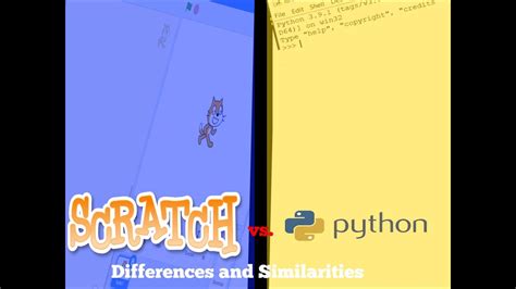Scratch Vs Python Differences Similarities YouTube