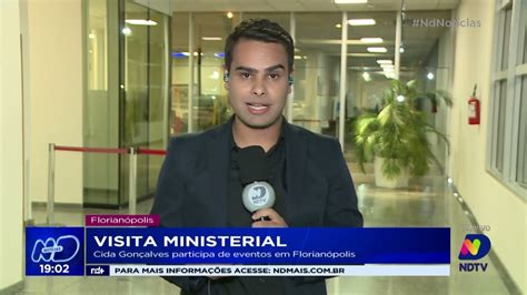 Visita ministerial Cida Gonçalves participa de eventos em Florianópolis