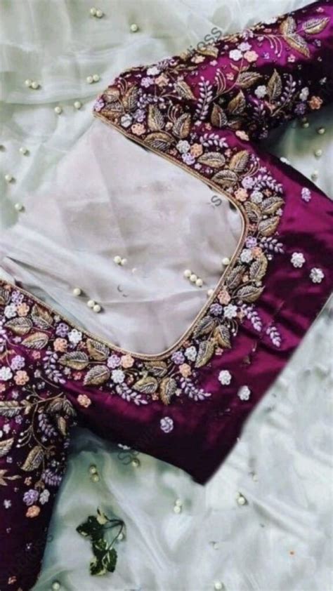 Simple Machine Embroidery Designs For Blouse Bright Cures