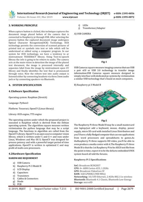 irjet optical character recognition for blind using raspberry pi pdf