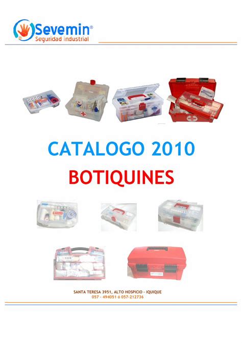 Pdf Catalogo Botiquinesfiles Sevemin Webnode Es