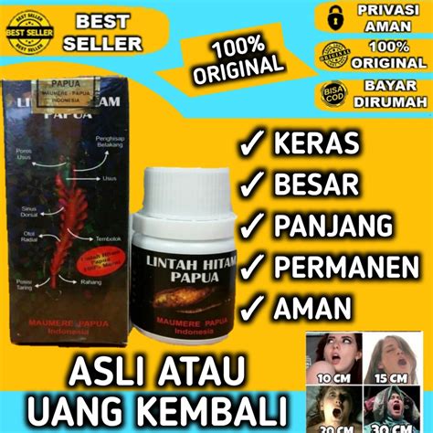 Jual Minyak Lintah Hitam Papua Asli 100 Minyak Pembesar Penis Obat