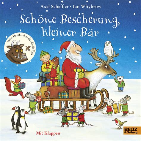 Schöne Bescherung kleiner Bär Pappbilderbuch mit Klappen Axel