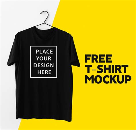 Free T Shirt Mockup PSD Freebies Graphic Design Junction