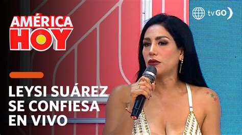 América Hoy Leysi Suárez se confiesa en el set HOY YouTube