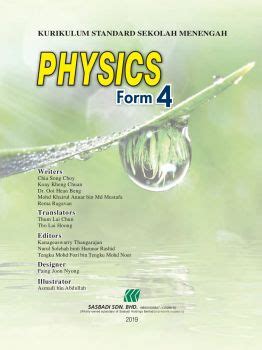 Physics Form 4 Kssm Textbook