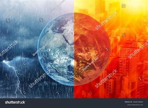 Global Warming Climate El Nino La Stock Photo 2458744943 Shutterstock
