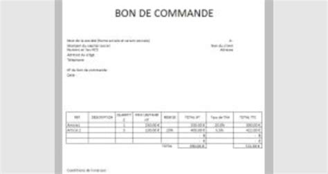 Modèle De Suivi De Bon De Commande Excel