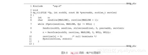 《unix网络编程 卷1：套接字联网api（第3版）》——8 6 udp回射客户程序：dg cli函数 阿里云开发者社区