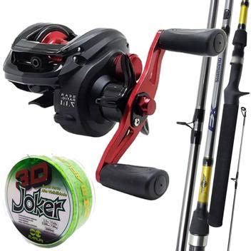 Kit Pesqueiro Vara Shimano FX Carretilha Montana Linha Joker MARURI