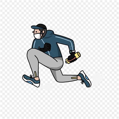 Running Characters Hd Transparent Running Exercise Character Elements