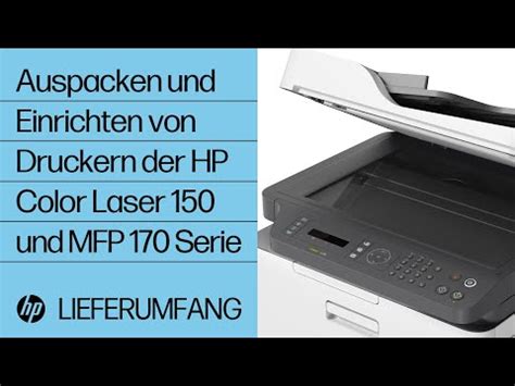 HP Color Laser MFP 178nw Einrichtung HP Support