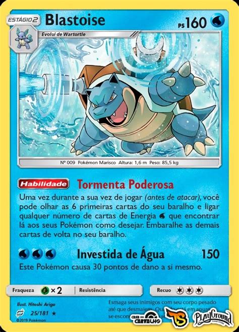 Pin By Ewerton Da On Cartas Pra Imprimir Pokemon Blastoise Blastoise