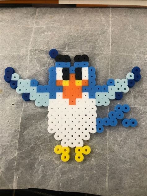 Zazu Lion King Perler Bead Hama Beads Design Perler Beads Perler