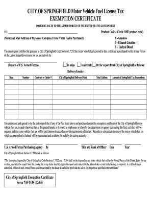 Fillable Online Oregon State Of OREGON Motor Vehicle Aircraft Fuel