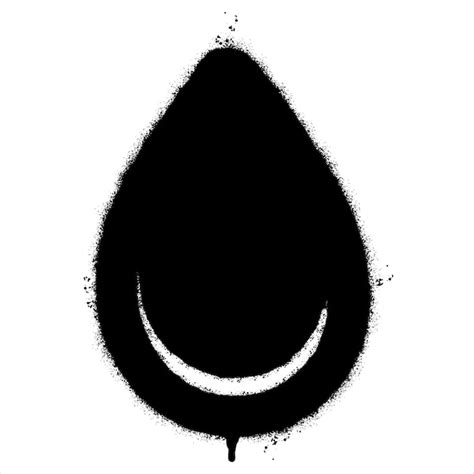 Premium Vector Spray Painted Graffiti Water Drop Logo Vector Icon
