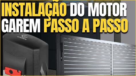 Como instalar motor de portão na parte superior Aprenda como instalar