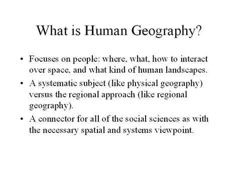 Space Geography Definition