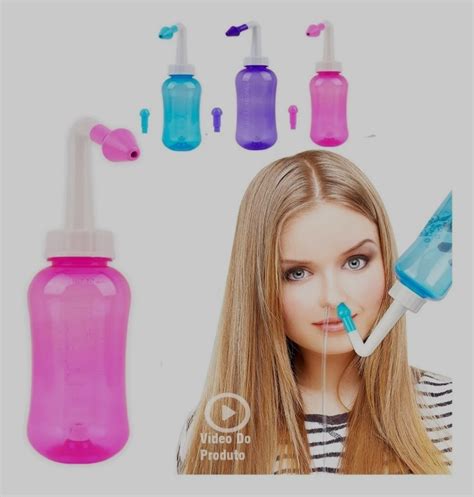 Sinusite Higienizador Ducha Nasal Lavador Lavagem 300ml MercadoLivre