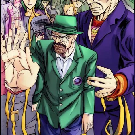 Walter White In Jojos Bizarre Adventure Stable Diffusion