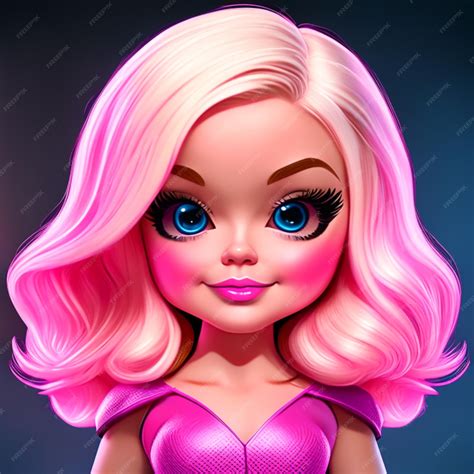 Premium Ai Image Margot Robbie Barbie Doll Plastic