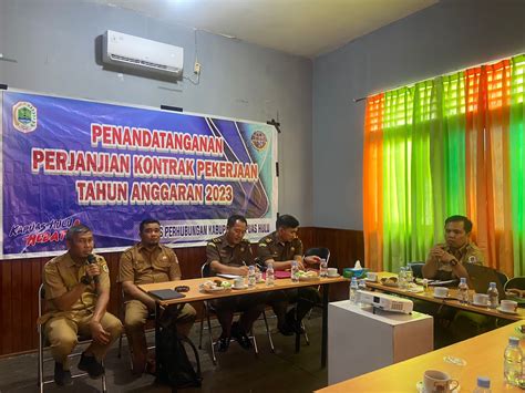 Dinas Perhubungan Kabupaten Kapuas Hulu Laksanakan Penandatangan