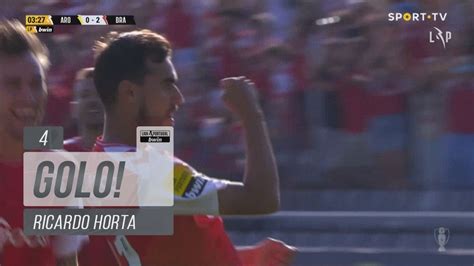 Goal Golo Ricardo Horta FC Arouca 0 2 SC Braga Liga 22 23 4