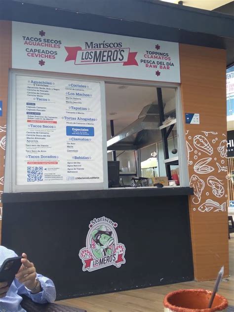 Carta del restaurante Mariscos Los Meros Cancún