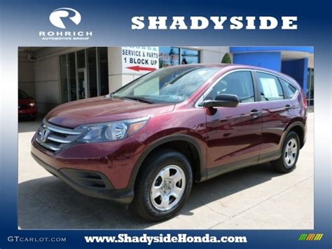 2012 Basque Red Pearl II Honda CR V LX 4WD 104006901 Photo 2