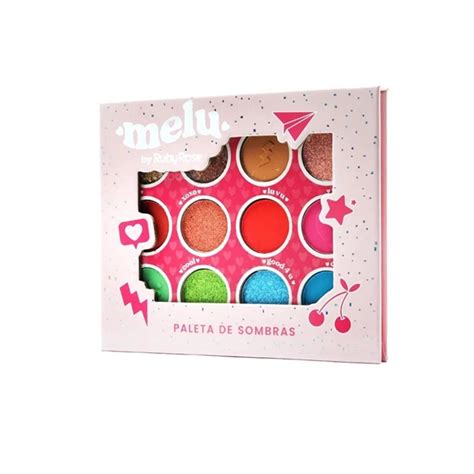 Paleta De Sombras Melu Ruby Rose Mais Vaidosa Paleta De Sombras