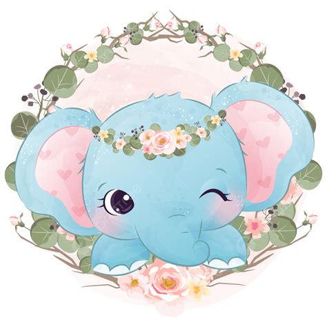 Animales Lindos En Acuarela Ilustración PNG dibujos Imágenes