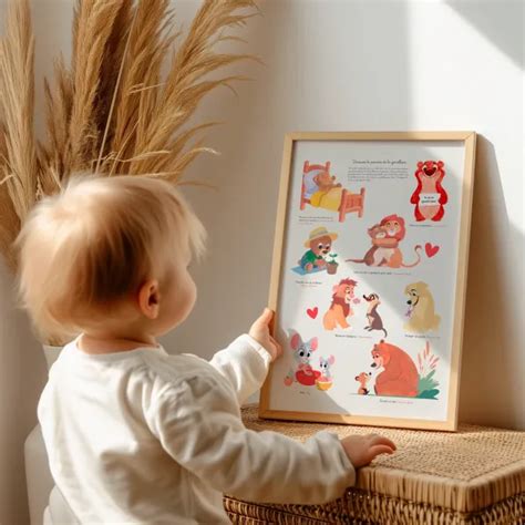 Affiche Poster Pédagogique Le Pouvoir de la Gentillesse Léonie France