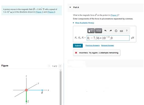 Solved A Proton Moves In The Magnetic Field B 0 46i T With Chegg