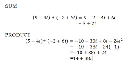 sum and product of complex numbers hubpages